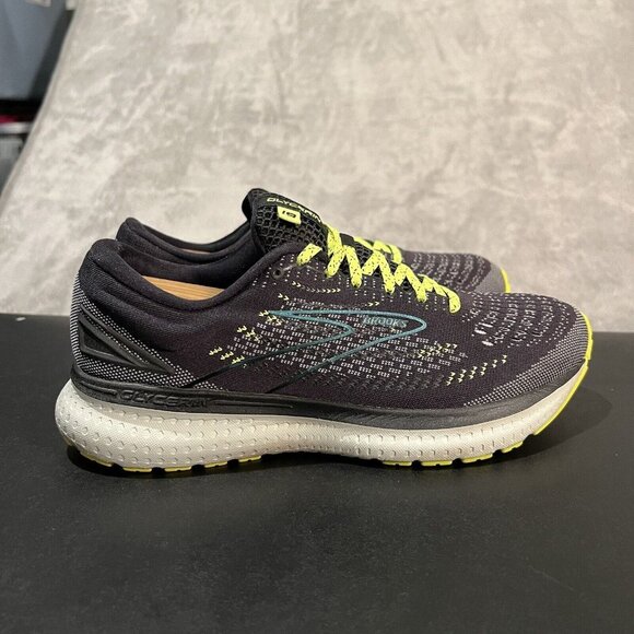 Brooks | Shoes | Brooks Glycerin 9 Running Shoes Mens 85 Black Volt ...